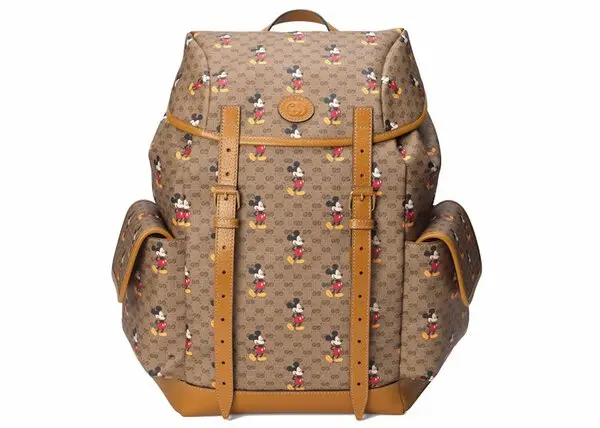 Gucci X Disney Mini Gg Supreme Mickey Mouse Backpack - Beige