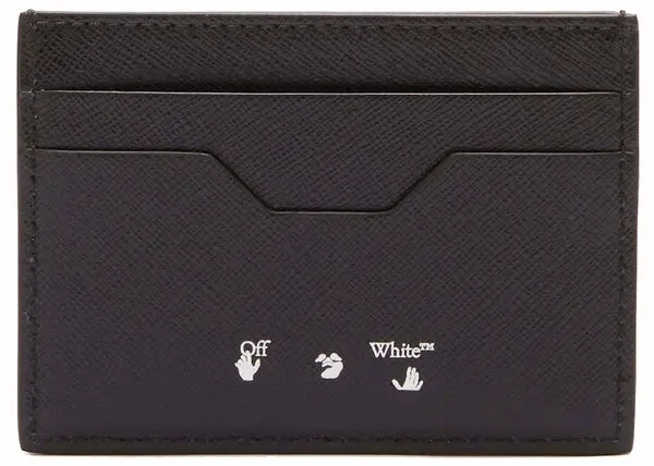 Off-White Off Off Card Case Binder Diag Saffin - Black/white