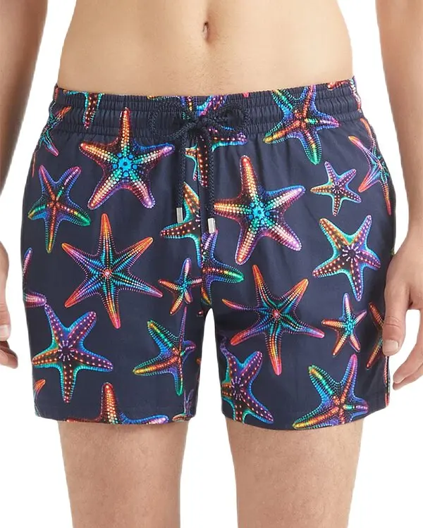 Vilebrequin Moorise 4.5" Printed Swim Trunks - Navy