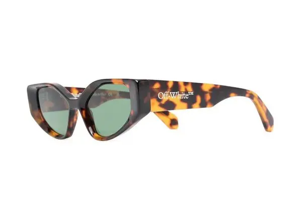 Off-White Memphis Sunglasses - Havana/green (oeri063s23pla0016055)