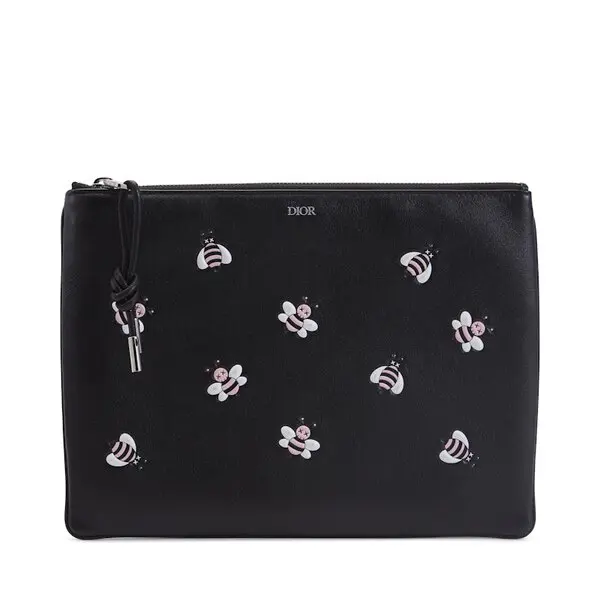 Dior X Kaws Bee Pouch - Black