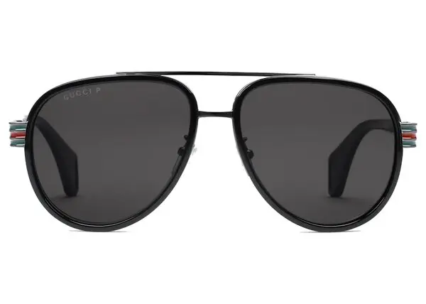 Gucci Acetate Aviator Sunglasses - Black (558259 J0750 1113)