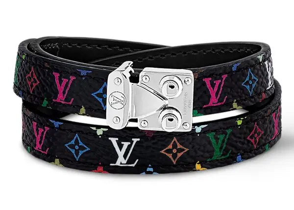 LOUIS VUITTON Signature Bracelet - Black Multicolored