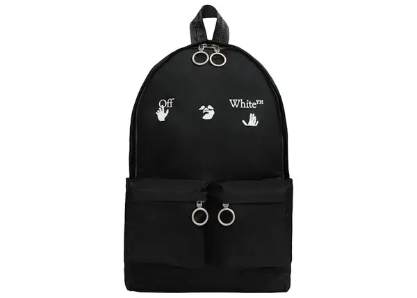Off-White Logo Backpack - Black/white