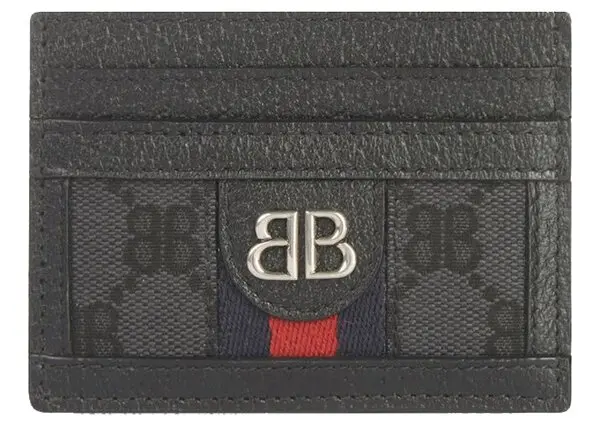 Gucci X Balenciaga The Hacker Project Card Case - Black