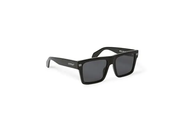 Off-White Lawton Square Sunglasses - Black/dark Grey (oeri109s24pla0011007/fr