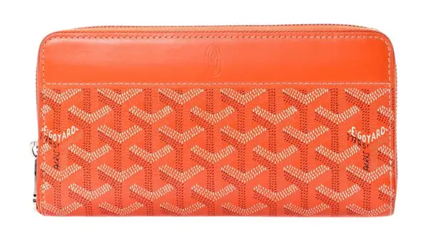 Goyard Matignon Wallet Gm - Orange