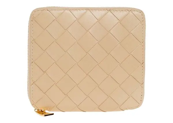 Bottega Veneta Intrecciato Leather Wallet - Porridge