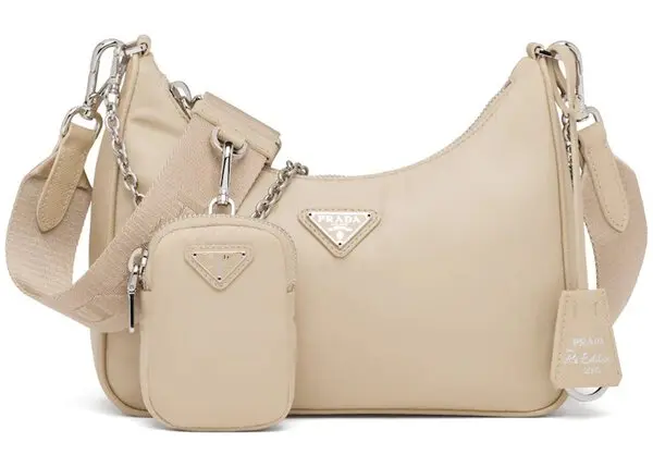 Prada Re-edition 2005 Re-nylon Bag - Desert Beige