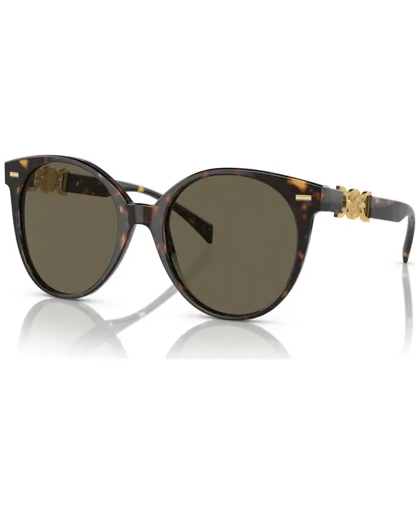 Versace Round Frame Sunglasses - Tortise (ve4442/108/3)