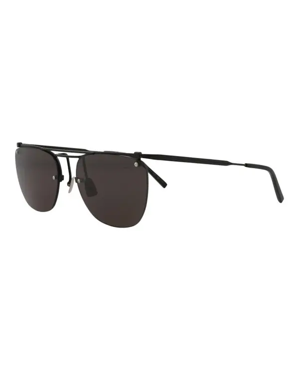 Saint Laurent Sl600 Aviator Sunglasses - Black/black (sl600