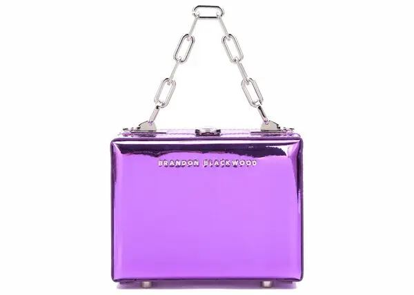 BRANDON BLACKWOOD Mini Kendrick Trunk - Purple Metallic Mirror