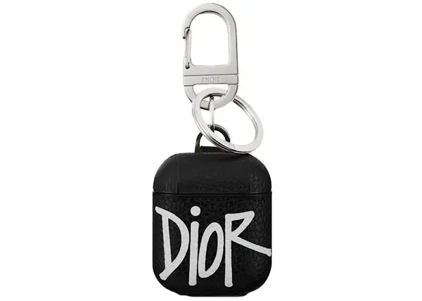 Dior And Shawn Airpods Case - Black