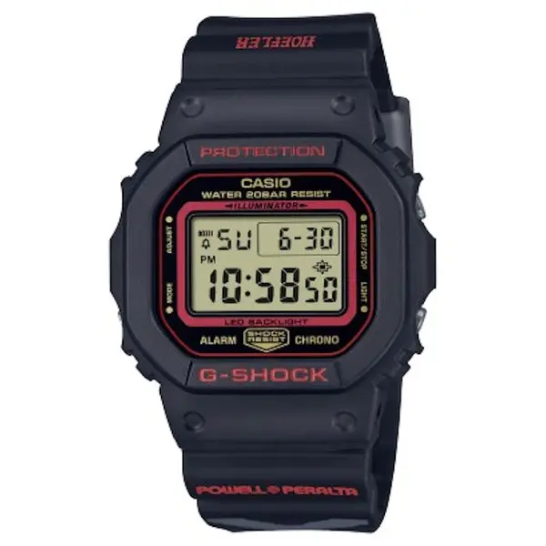 Casio Digital Gshock Kelvin Hoefler X Powell Peralta Collaboration - Resin