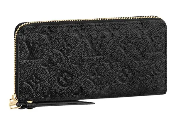LOUIS VUITTON Wallet Zippy Monogram Empriente - Black