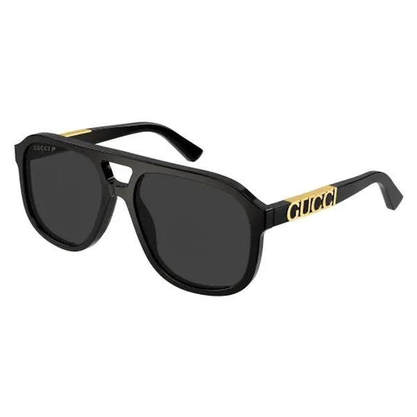 Gucci Pilot Sunglasses - Black (gg1188s/001/58)