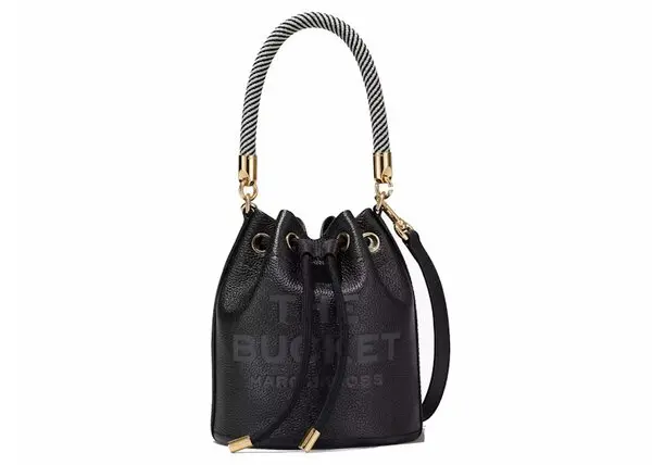 Marc Jacobs The Leather Bucket Bag - Black