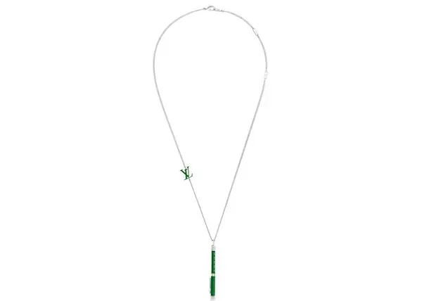 LOUIS VUITTON Marker Pendant Necklace - Green
