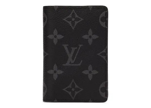 LOUIS VUITTON Pocket Organizer Monogram Eclipse Nm - Grey