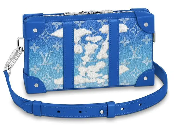 LOUIS VUITTON Soft Trunk Wallet Clouds Monogram - Blue