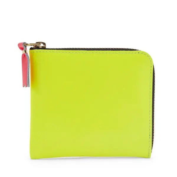 Comme Des Garçons Sa3100sf New Super Fluo Wallet - Yellow