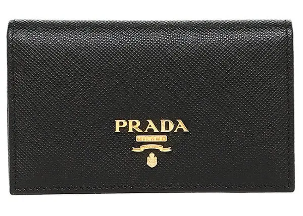 Prada Card Case Saffiano Leather - Nero