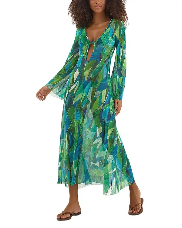 VIX PAULA HERMANNY Tropics Lidi Swim Cover-up Dress - Multi