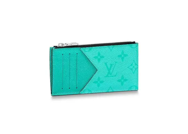 LOUIS VUITTON Coin Card Holder - Miami Green