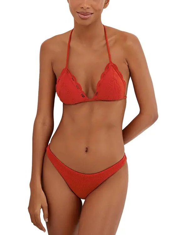 VIX PAULA HERMANNY Basic Full Bikini Bottom - Red
