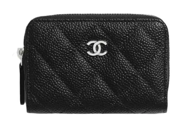 Chanel Classic Zipped Coin Purse - Black (ap0216)