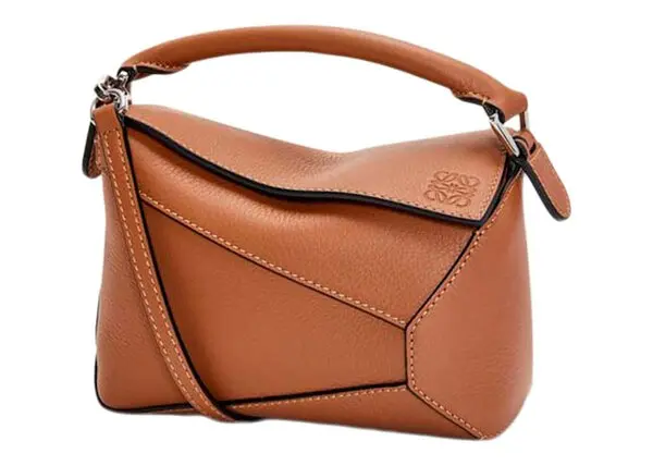 Loewe Mini Puzzle Bag - Tan