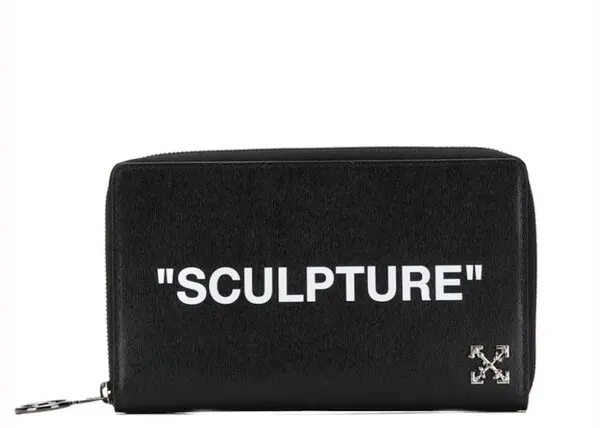 Off-White Wallet Sculpture - Black White