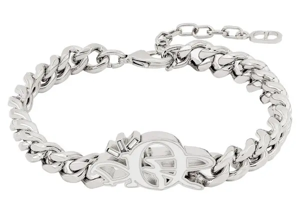 Dior X Cactus Jack Chain Link Bracelet - Silver