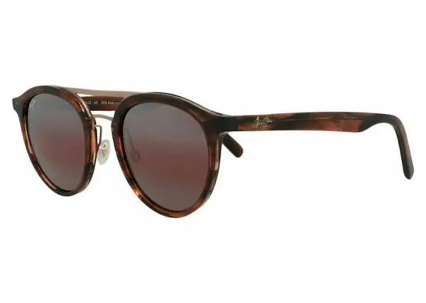 Maui Jim Round Frame Sunglasses - Brown/rose (r529