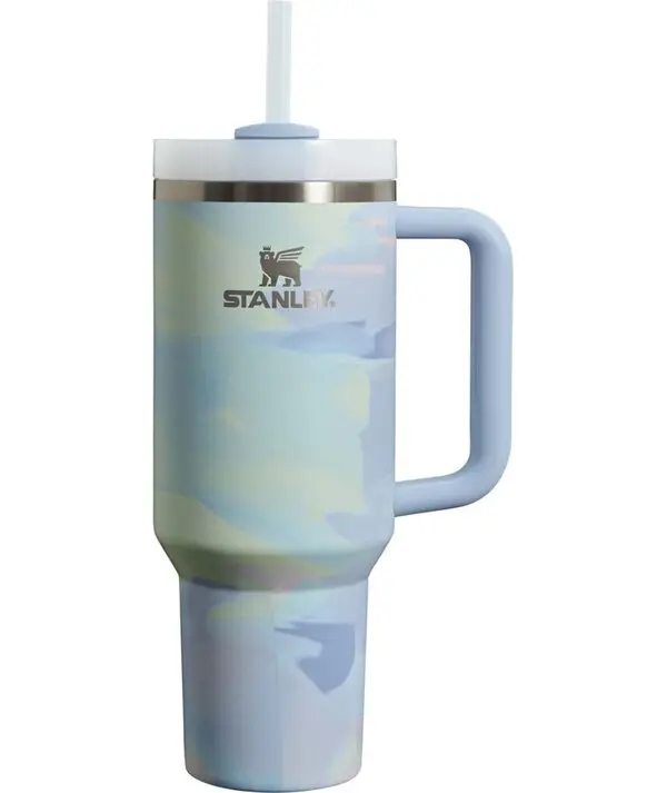 STANLEY The Clean Slate Flowstate Quencher 40oz Tumbler - Cool Serene Brushstroke