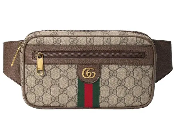 Gucci Ophidia Gg Belt Bag Medium - Beige/ebony
