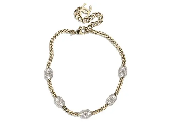 Chanel Interlocking Choker Necklace