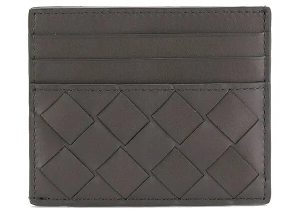Bottega Veneta Intrecciato Weave Cardholder - Black