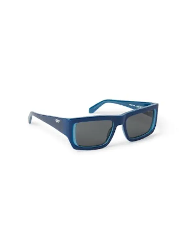 Off-White Prescott Sunglasses - Blue/dark Grey/grey (oeri117s24pla0014507
