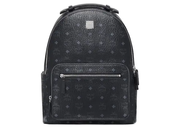 Mcm Stark Backpack Visetos Monogram - Black