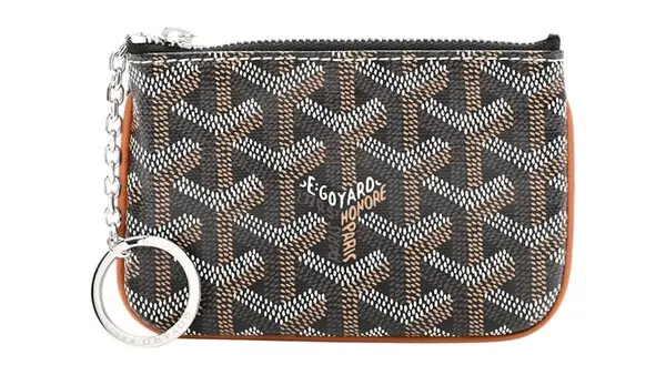 Goyard Sénat Nano Key Pouch - Black/tan