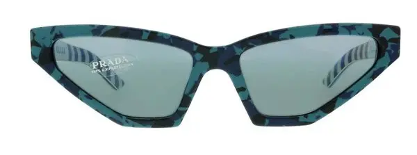 Prada Cateye Sunglasses - Camouflage Green (0pr 12vs 4456q0)