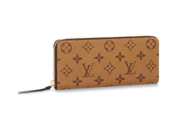 LOUIS VUITTON Clemence Wallet - Monogram Reverse