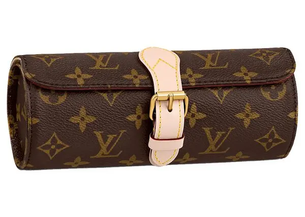 LOUIS VUITTON 3 Watch Case - Brown