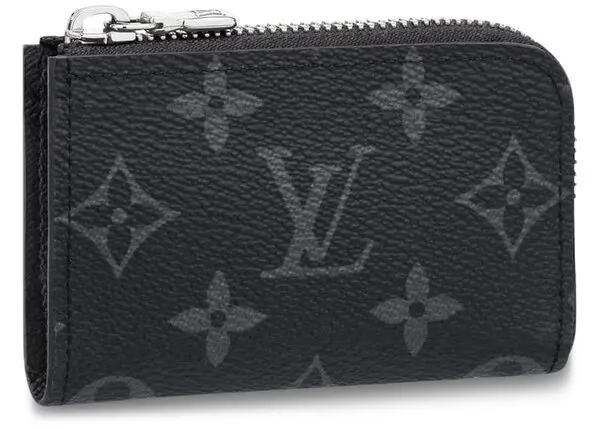 LOUIS VUITTON Coin Purse Monogram Eclipse - Black Gray