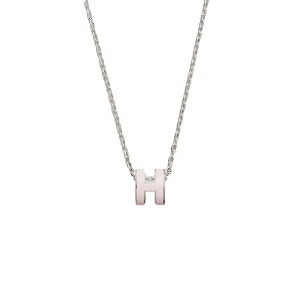Hermès Mini Pop H Pendant - Rose Dragee