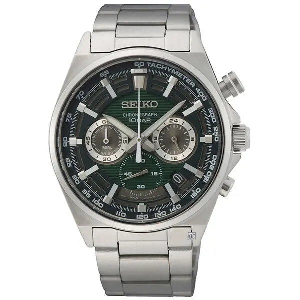 SEIKO Classic Chronograph Watch - Stainless Steel