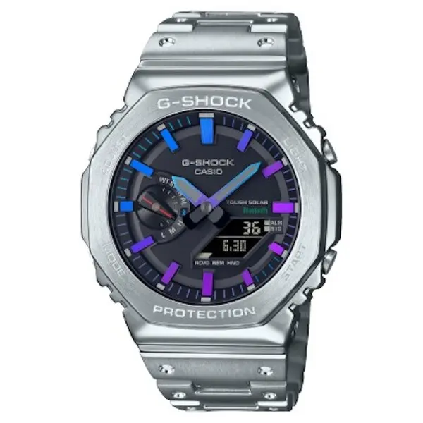 Casio Full Metal 2100 Series Digital Watch - Stainless Steel