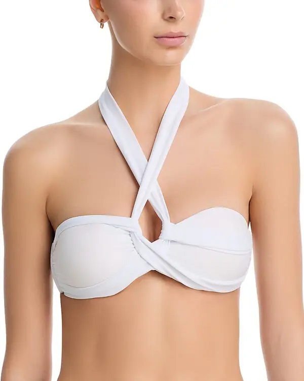 Ramy Brook Arielle Bikini Top - White