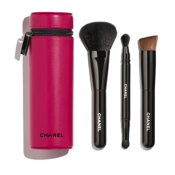 Chanel Codes Couleur Limitededition Collection Of 3 Essential Brushes - 143/diva